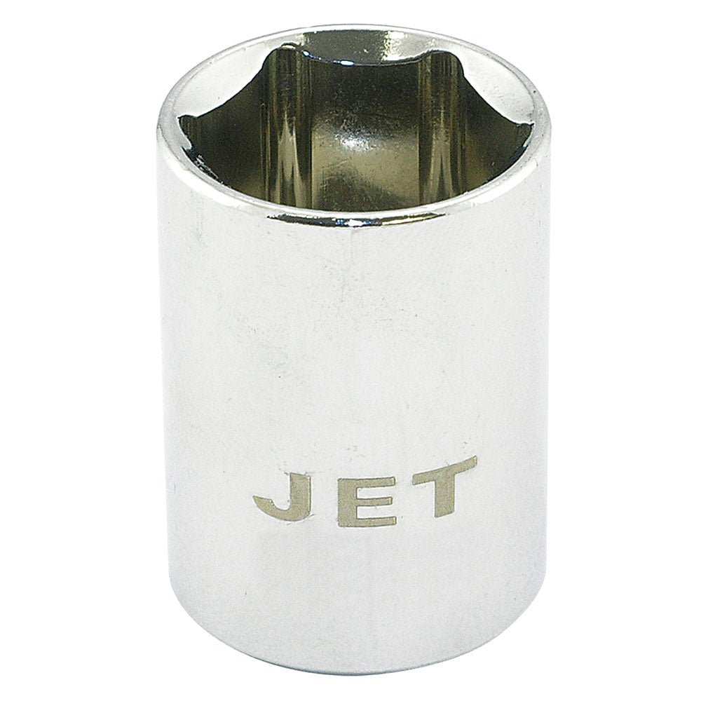 Jet 672515 1/2" DR x 15mm 6 Point Regular Chrome Socket | LF ...